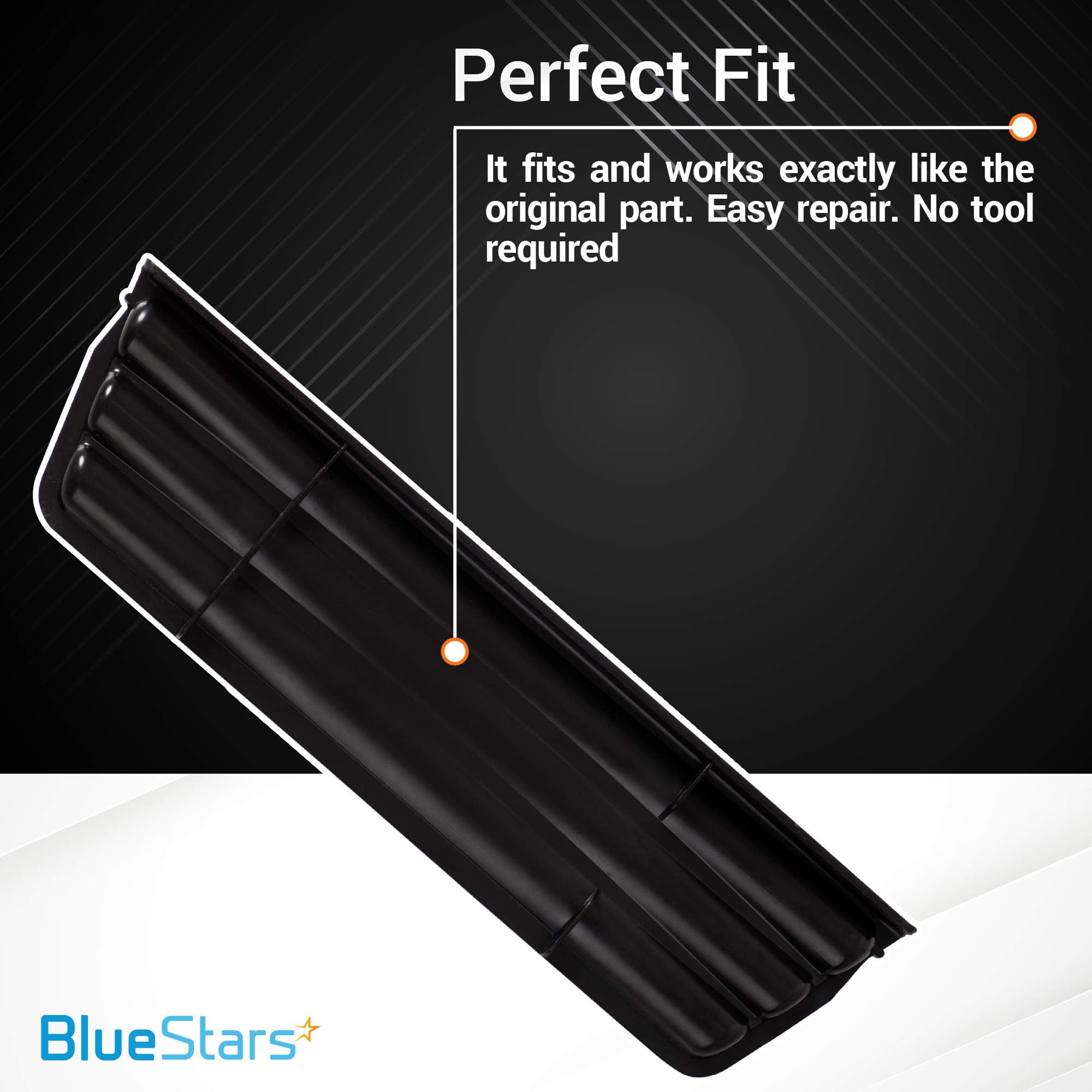 BlueStars 2-Pack 2206670B Dispenser Grille - Easy to Install, Compatible with Whirlpool and Kenmore Refrigerators - Replaces WP2206670B, W10171993, W10189532, WP2206670BVP