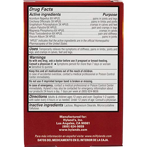 Hyland's Leg Cramps Caplets - 40 ct, Pack of 4
