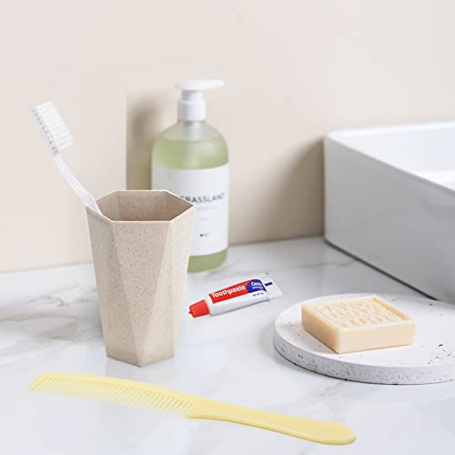 fafortune 20pcs Disposable Toothbrushes with Toothpaste and Comb for Homeless Individually Wrapped-Suitable for Hotel,Air Bnb,Shelter/Homeless/Nursing Home/Charity(20 pcs)