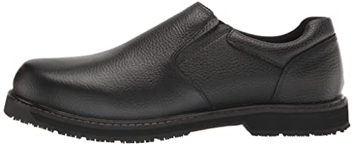 Dr. Scholl's Shoes Men's Winder II Work Shoe, Black Leather, 10.5 D(M) US