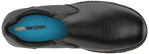 Dr. Scholl's Shoes Men's Winder II Work Shoe, Black Leather, 10.5 D(M) US