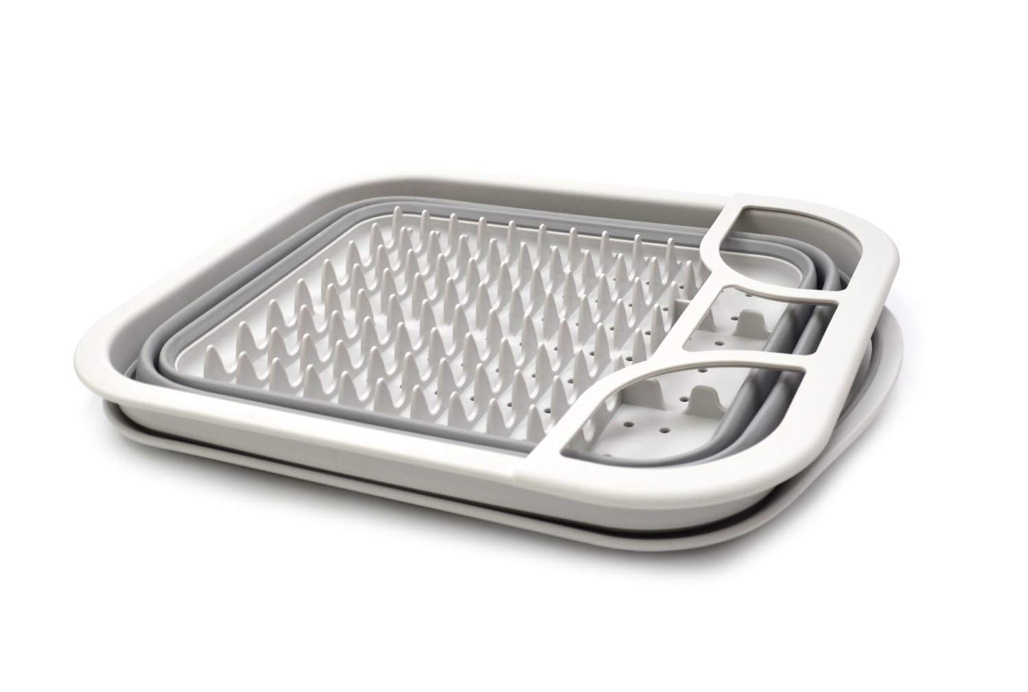 SAMMART Collapsible Dish Drainer (Grey, 1)