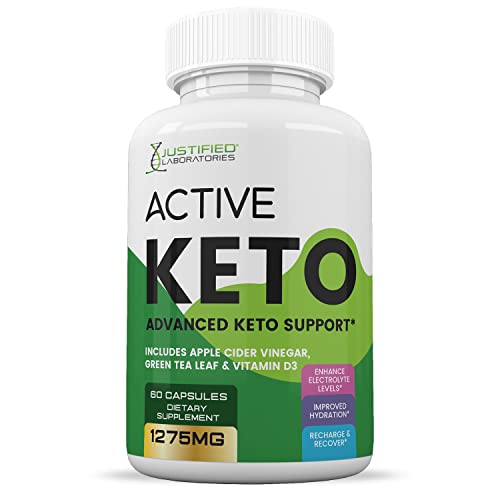 Justified Laboratories Active Keto Max ACV Pills 1275MG Formulated with Apple Cider Vinegar Keto Support Blend 60 Capsules (180 Count (Pack of 3))