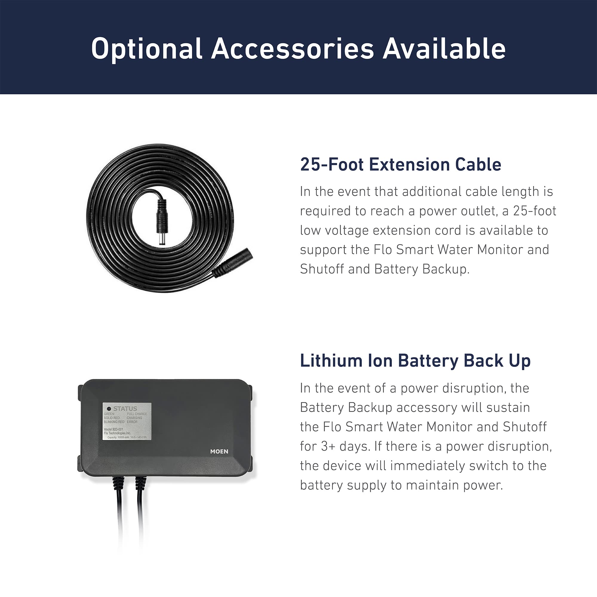 Moen 179573 Bathroom Shower U by Moen Digital Shower Backup Battery Kit with Moen S3102 Bathroom Shower U by Moen Digital Shower Valve 2-Outlet