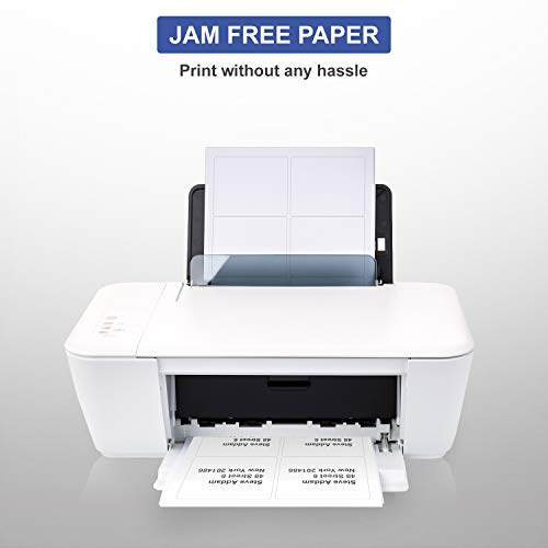 TYH Supplies Shipping Address Labels 3 1/3 x 4 Inch, White Matte, 300 Labels, Laser & Inkjet Printer, Strong Adhesive, Compatible with Avery 8164 & 5264 Template