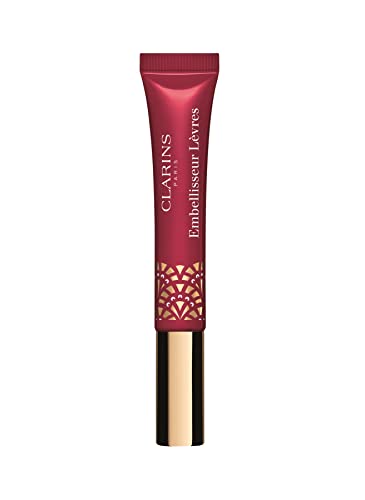 Clarins Natural Lip Perfector | Sheer Finish Lip Gloss | Instant 3D Shine | Nourishing, Hydrating, Softening and Lip Plumping | Contains Natural Plant Extracts With Skincare Benefits | 0.35 Oz