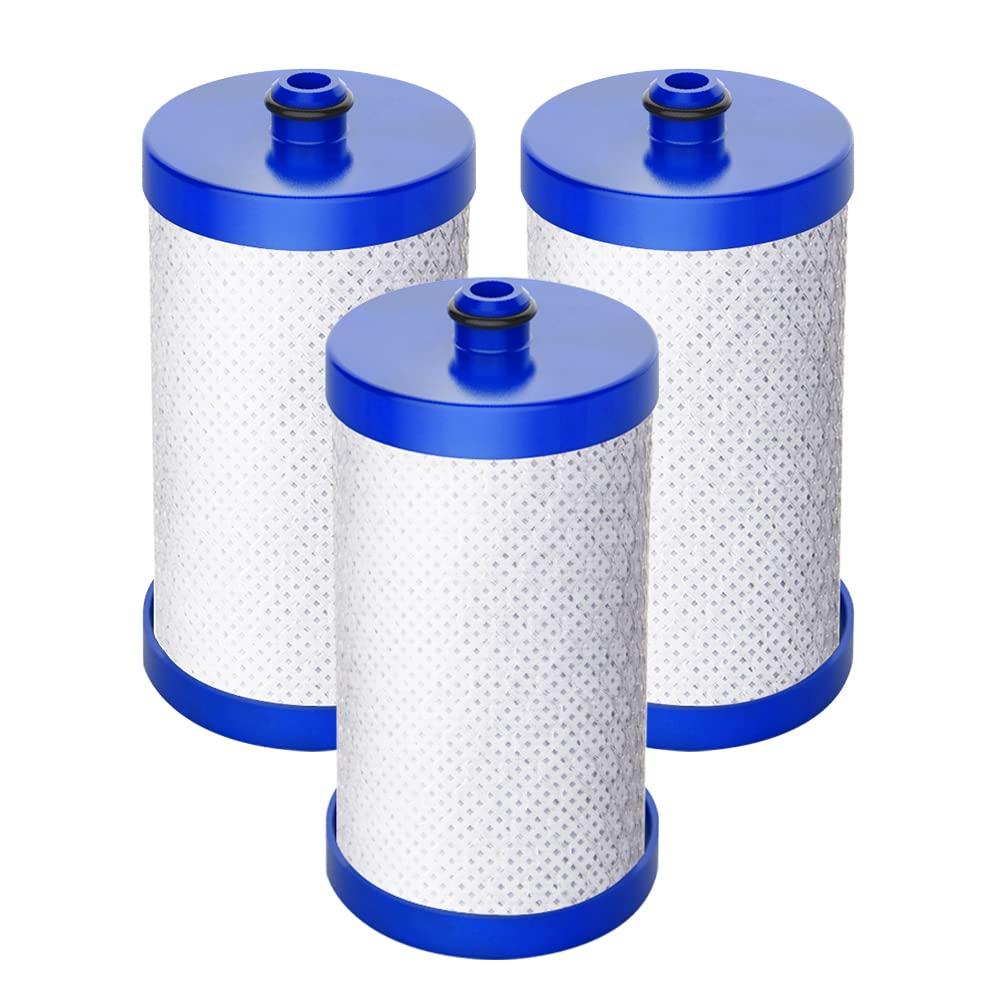 Waterdrop WF1CB Replacement for Frigidaire® PureSource WFCB, RG100, NGRG2000, WF284, 9910, 469906, 469910 Refrigerator Water Filter, 3 Filters