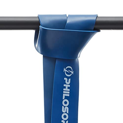 Philosophy Gym Pull Up Assist Band - 2-1/2" (175-230 lbs), Blue - Resistance Power Loop Exercise Band