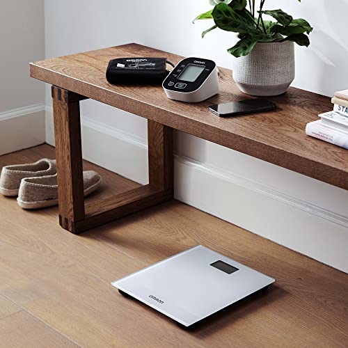 OMRON HN300T2 Intelli IT Smart Bathroom Scales for Body Weight β Digital Weighing Scales with Bluetooth Compatibility with App for Smart Phone