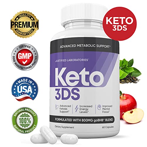 (5 Pack) Keto 3DS Pills Includes Apple Cider Vinegar goBHB Exogenous Ketones Advanced Ketogenic Supplement Ketosis Support for Men Women 300 Capsules