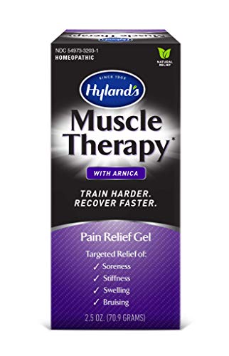Hyland's Arnica Gel, Muscle Therapy, Bruise Healing Cream, Natural Relief of Pain, Swelling, Bruising, Soreness & Stiffness, 2.5 Oz