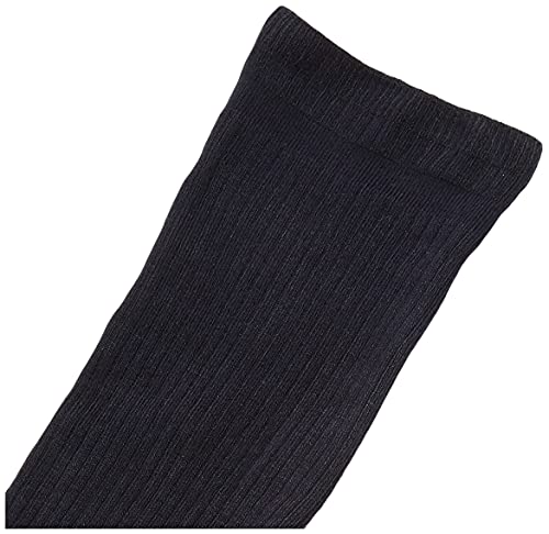 Dr. Scholl's mens Everyday Non-binding (2pk) athletic socks, Black, One Size US