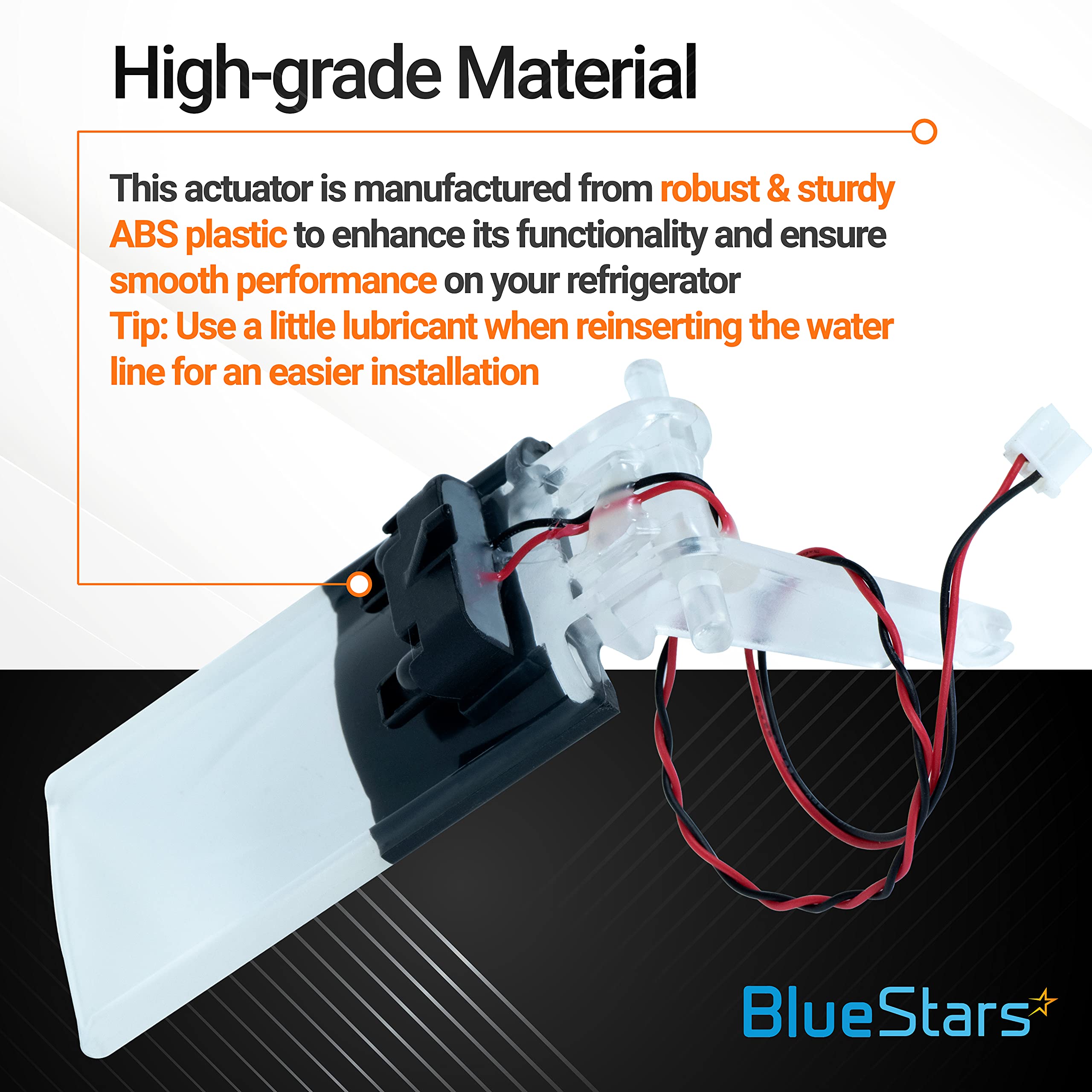 Ultra Durable 241685703 Refrigerator Water Dispenser Actuator Replacement Part by BlueStars - Compatible With Frigidaire & Kenmore Refrigerators - Replaces AP3963432, 1195920, 241685703, 5304433613