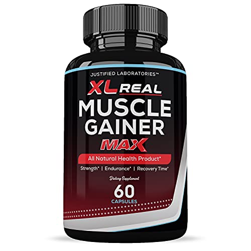 (2 Pack) XL Real Muscle Gainer Max 1600MG All Natural Advanced Men's Heath Formula 120 Capsules