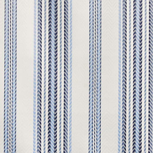Exclusive Home Ricardo Total Blackout Roman Shade, 23"x64", Blue