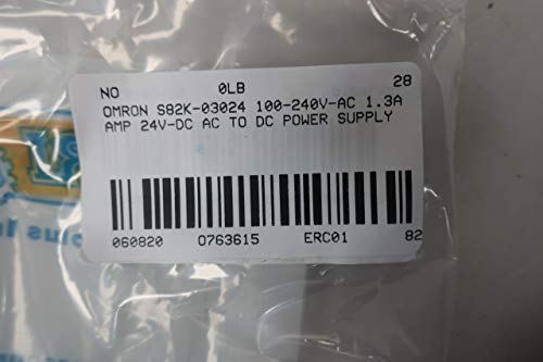 OMRON S82K-03024 Power Supply 100-240V-AC 1.3A AMP 24V-DC