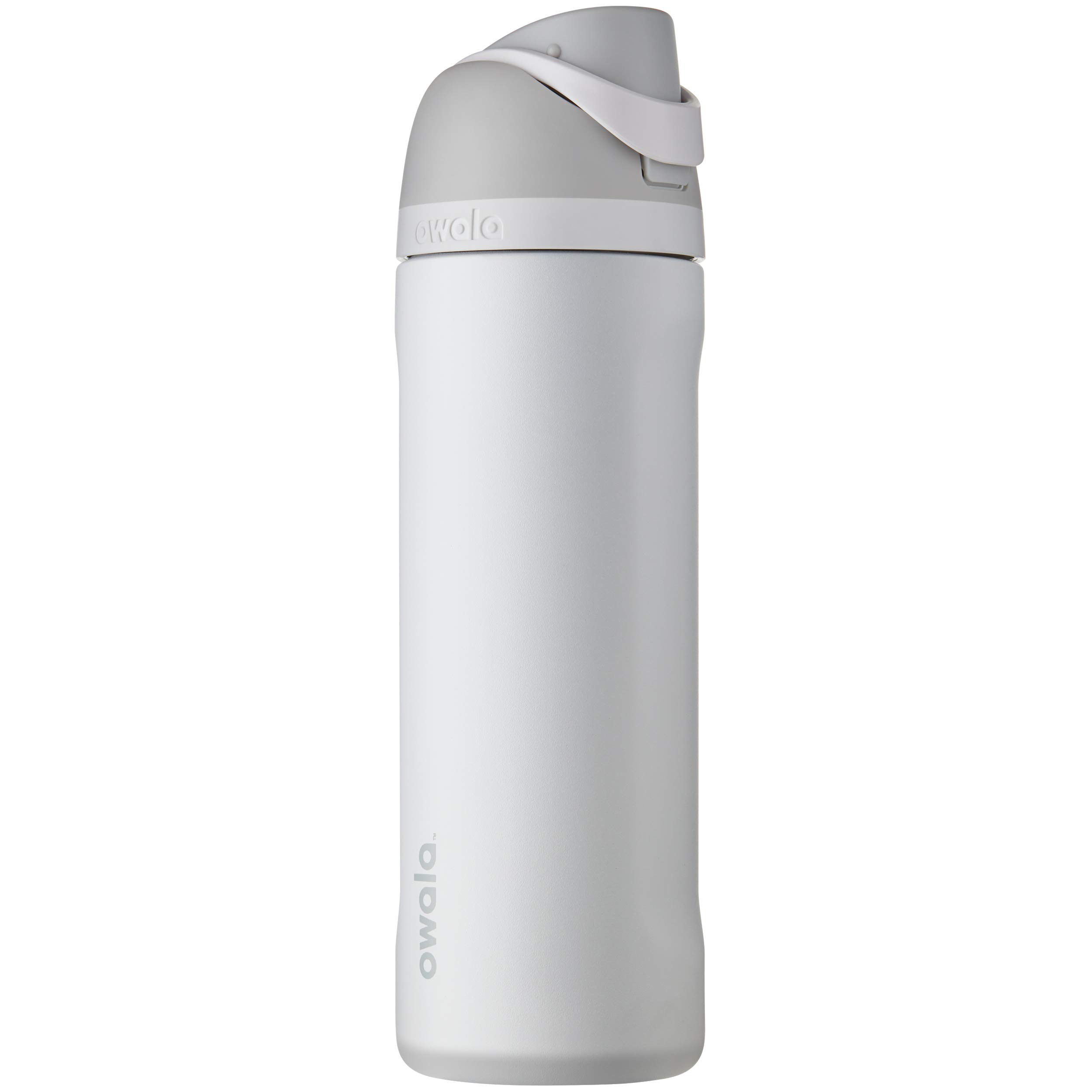 Owala FreeSip Insulated Stainless Steel Water Bottle with Straw for Sports and Travel, BPA-Free, 24-Ounce, Shy Marshmallow
