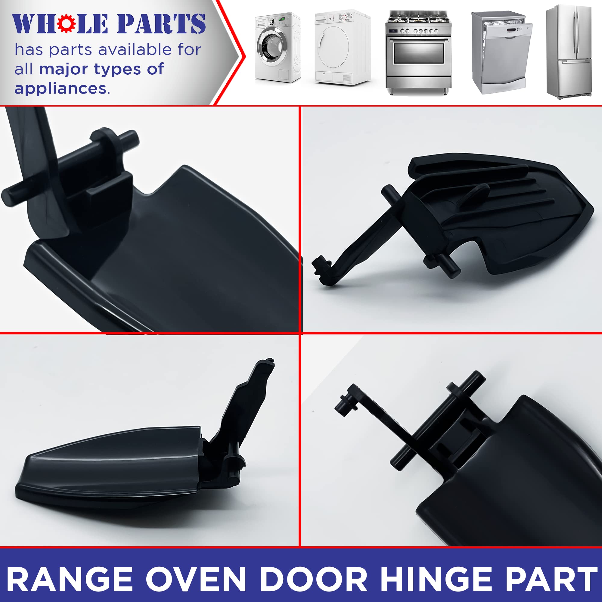 Whole Parts 241682003 Refrigerator Water Dispenser Lever (Black) - Replacement & Compatible With Some Westinghouse, & Kenmore Refrigerators - Non-OEM Appliance Parts & Accessories - 2 Yr Warranty