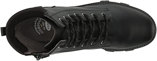 Dr. Scholl's Shoes Women's Headstart Mid Shaft Boots Calf, Black Synthetic, 8