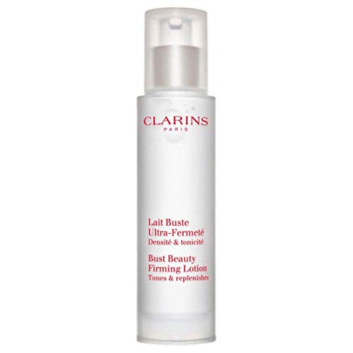 Clarins Bust Beauty Firming Lotion | Visibly Firms, Smoothes and Tones Skin on Bust and Décolleté | Hydrates and Softens | Lightweight and Fast Absorbing | All Skin Types | 1.7 Ounces