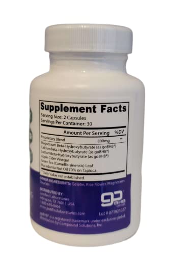 (3 Pack) Trim Life Labs Keto Pills Includes Apple Cider Vinegar Patented goBHB® Exogenous Ketones Advanced Ketogenic Supplement Ketosis Support for Men Women 180 Capsules