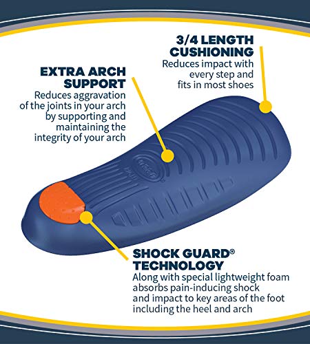 Dr. Scholl's ARCH Pain Relief Orthotics, Insoles for Women (6-10), 1 Pair Shoe Inserts