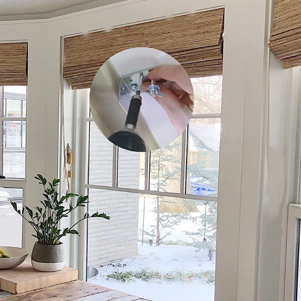 BOOHAO 4 pcs Roman Shade Wall L Bracke Mounting Installation L-Brackets for Roman Shade Home Window Drapery Bracke