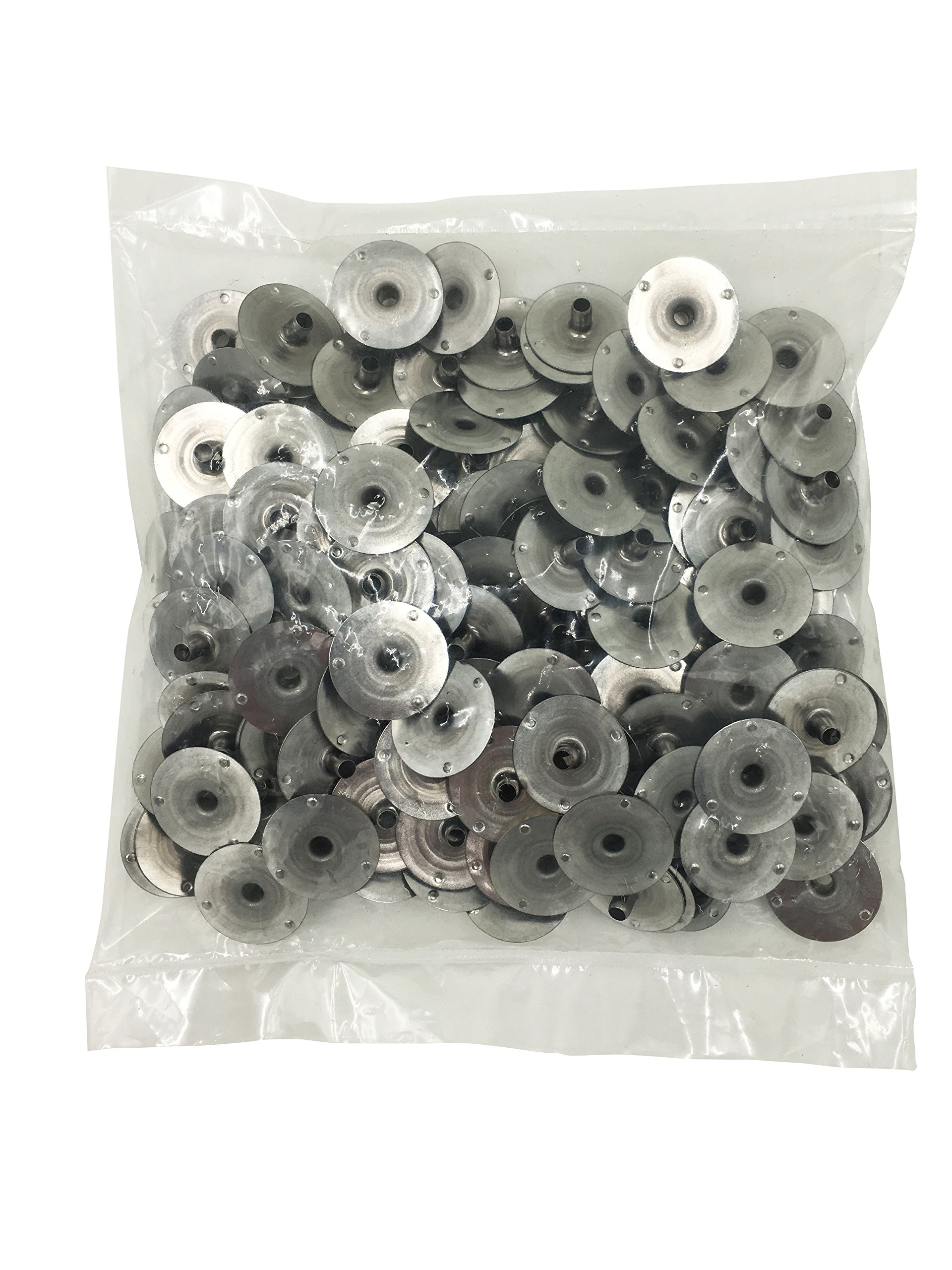 EricX Light 200pcs 20mm Metal Candle Wick Sustainer Tabs,for Candle Making,Candle DIY