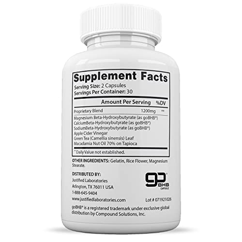 (2 Pack) Safeline Keto Max 1200MG Pills Ketogenic Supplement Includes goBHB Apple Cider Vinegar Macadamia Nut Oil and Green Tea Advanced Ketosis Support for Men Women 120 Capsules