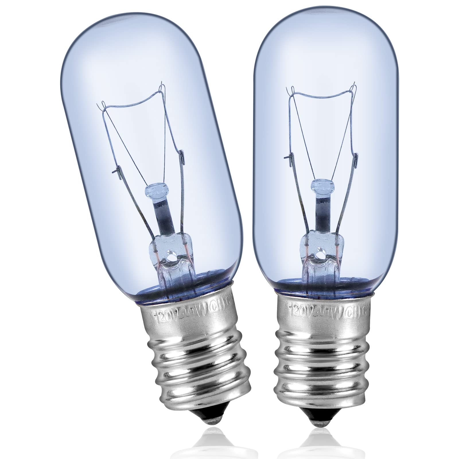 AMI PARTS Refrigerator Light Bulb T8 297048600 241552802 Replacement Refrigerator 40W Compatible with Whirl-Pool Kenm-ore Light Bulb Refrigerator