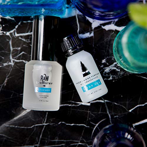 RawChemistry Pheromone Perfume Gift Set, for Her [Attract Men] - Elegance, Extra Strength Human Pheromone Formula 1 Fl. Oz