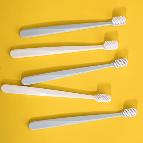 HiTuYi Manual Disposable Toothbrush Hotel Toothbrush Soft Bristle Travel with Toothpaste Individually Wrapped Paper Box 30pcs per Case