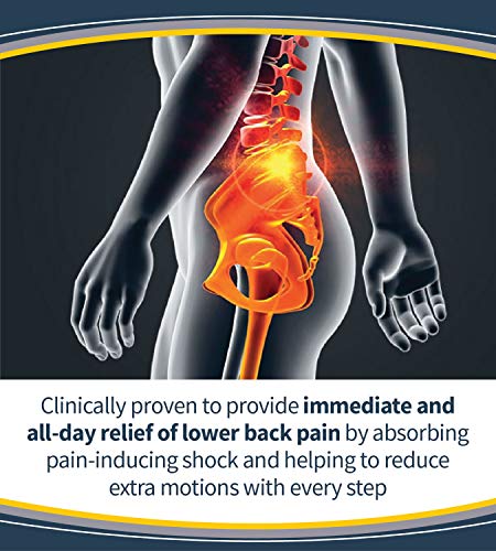Dr. Scholl's LOWER BACK Pain Relief Orthotics // Clinically Proven Immediate and All-Day Relief of Lower Back Pain (for Men's 8-14, also available for Women's 6-10)