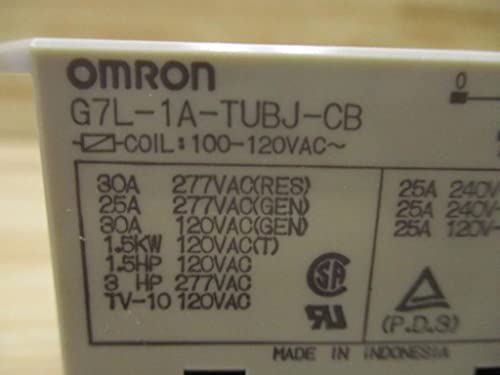 Omron G7l-1A-Tubj-Cb General Purpose Relay 250Vac 25A G7l-1A-Tubj-Cb