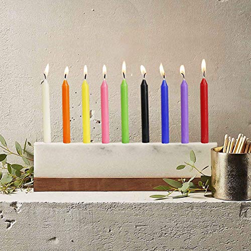 HELLY Unscented 4" Mini Chime Ritual Spell Taper Candle - Set of 100