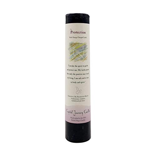 CRYSTAL JOURNEY Candle Pillar-Protection, 1 EA