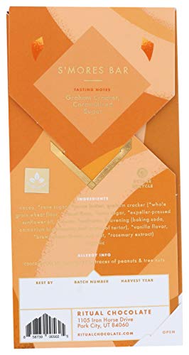RITUAL CHOCOLATE S'mores Chocolate Bar, 2.12 OZ