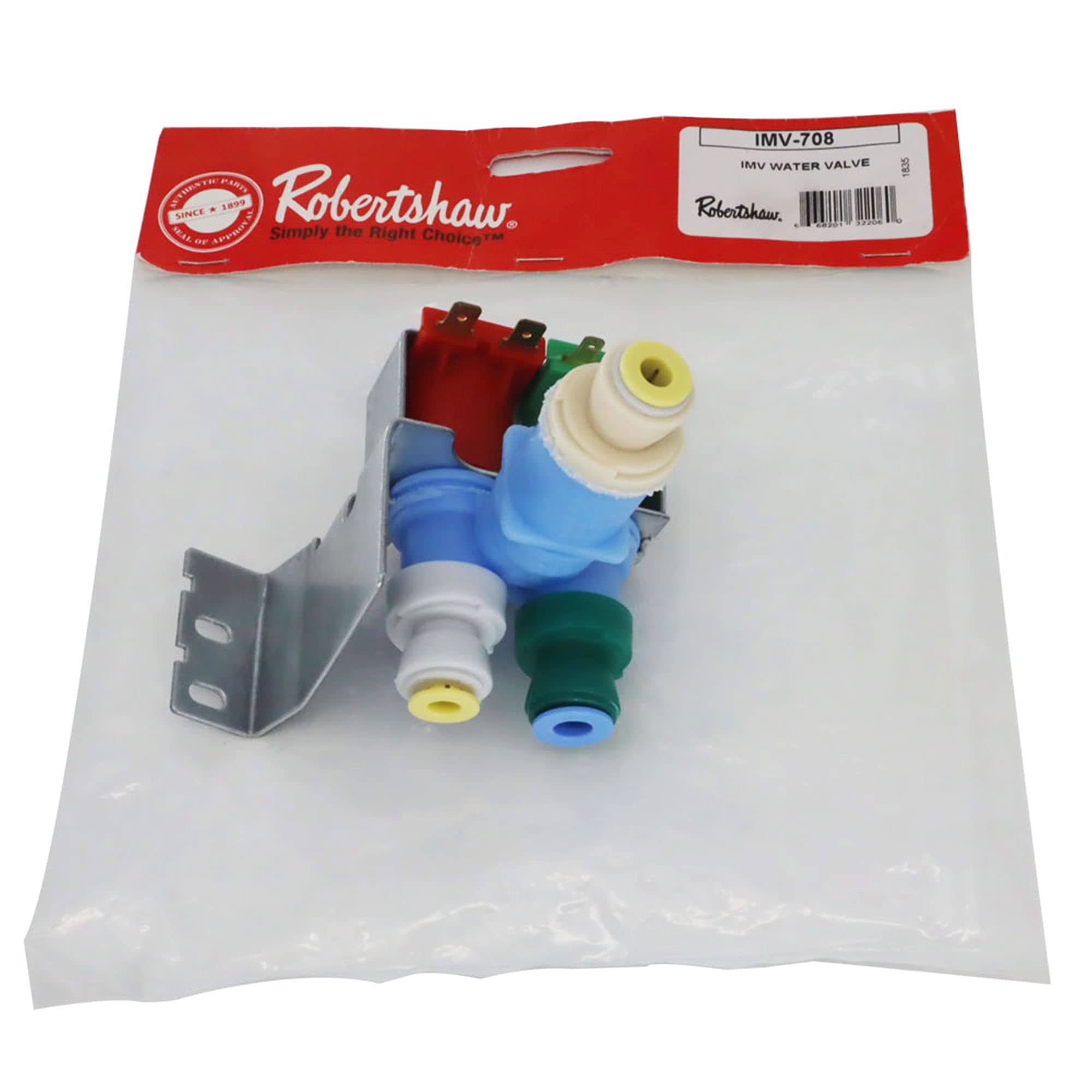 Enterpark IMV-708 W10408179 4389177 (Original Version) for Whirlpool Kitchenaid Kenmore Refrigerator Kitchenaid Refrigerator Water Valve by Robertshaw Replace AP5263471 W10408179VP PS3497634