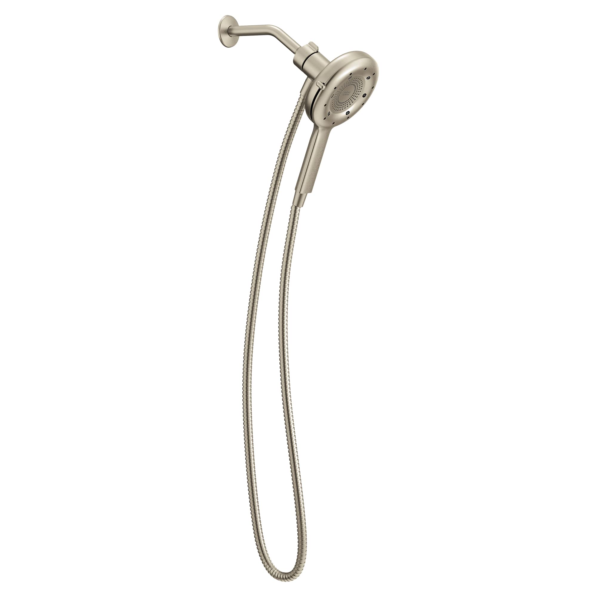 Moen N400H0BN Quattro Handheld Four Unique Shower Experiences and Magnetix Dock, Brushed Nickel
