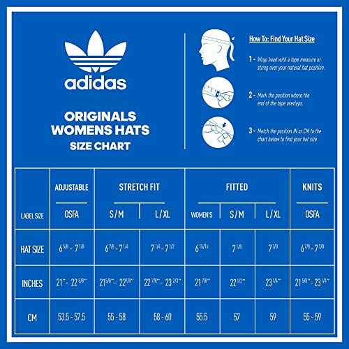 adidas Originals Women's Relaxed Fit Adjustable Strapback Cap, Khaki/White, One Size