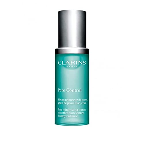 Clarins Pore Control Serum | Visibly Tightens Pores | Smoothes, Refines and De-Shines | Renews Radiance | Look and Size Of Pores Is Visibly Minimized* | Naturally Exfoliating Ingredients | 1 Fl Oz