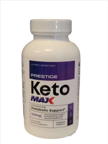 Prestige Keto Max 1200MG Pills Includes Apple Cider Vinegar goBHB Strong Exogenous Ketones Advanced Ketogenic Supplement Ketosis Support for Men Women 60 Capsules