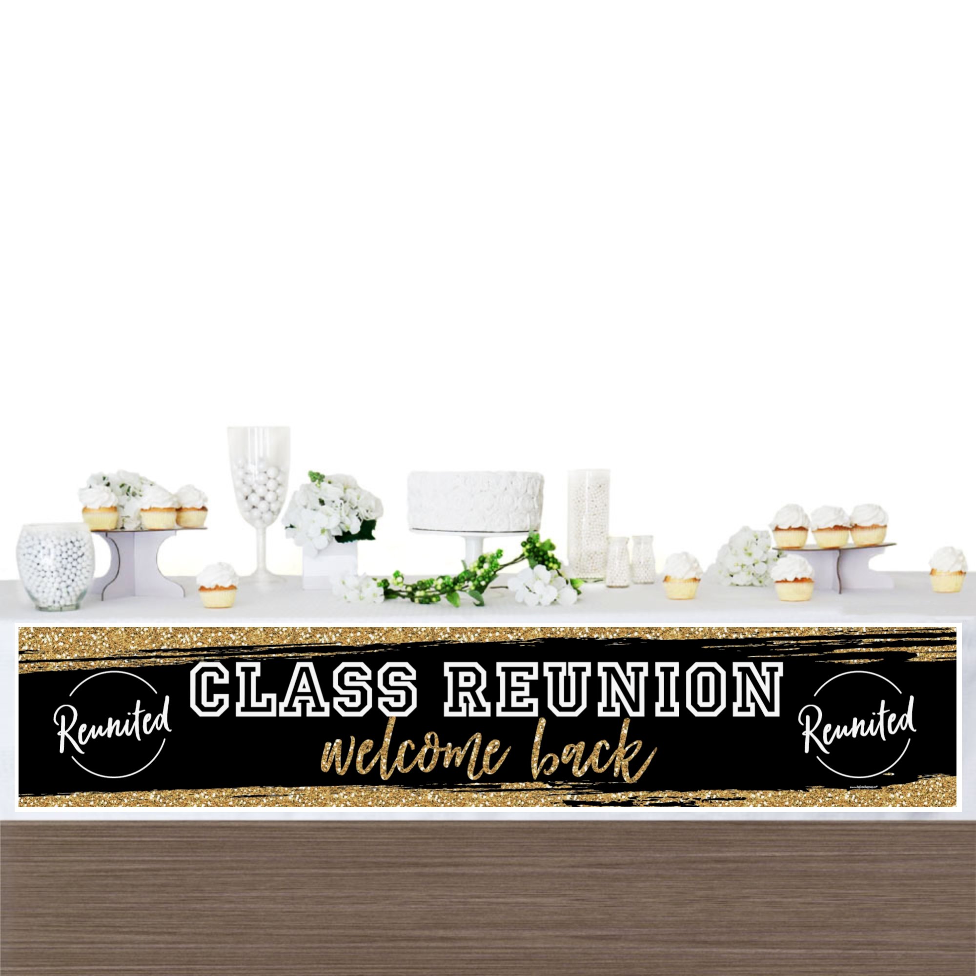 Big Dot of Happiness Reunited - School Class Reunion Party Decorations Party Banner