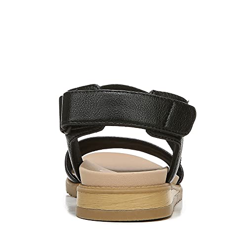 Dr. Scholl's Shoes Women's Island Life Flat Sandal, Black, 7