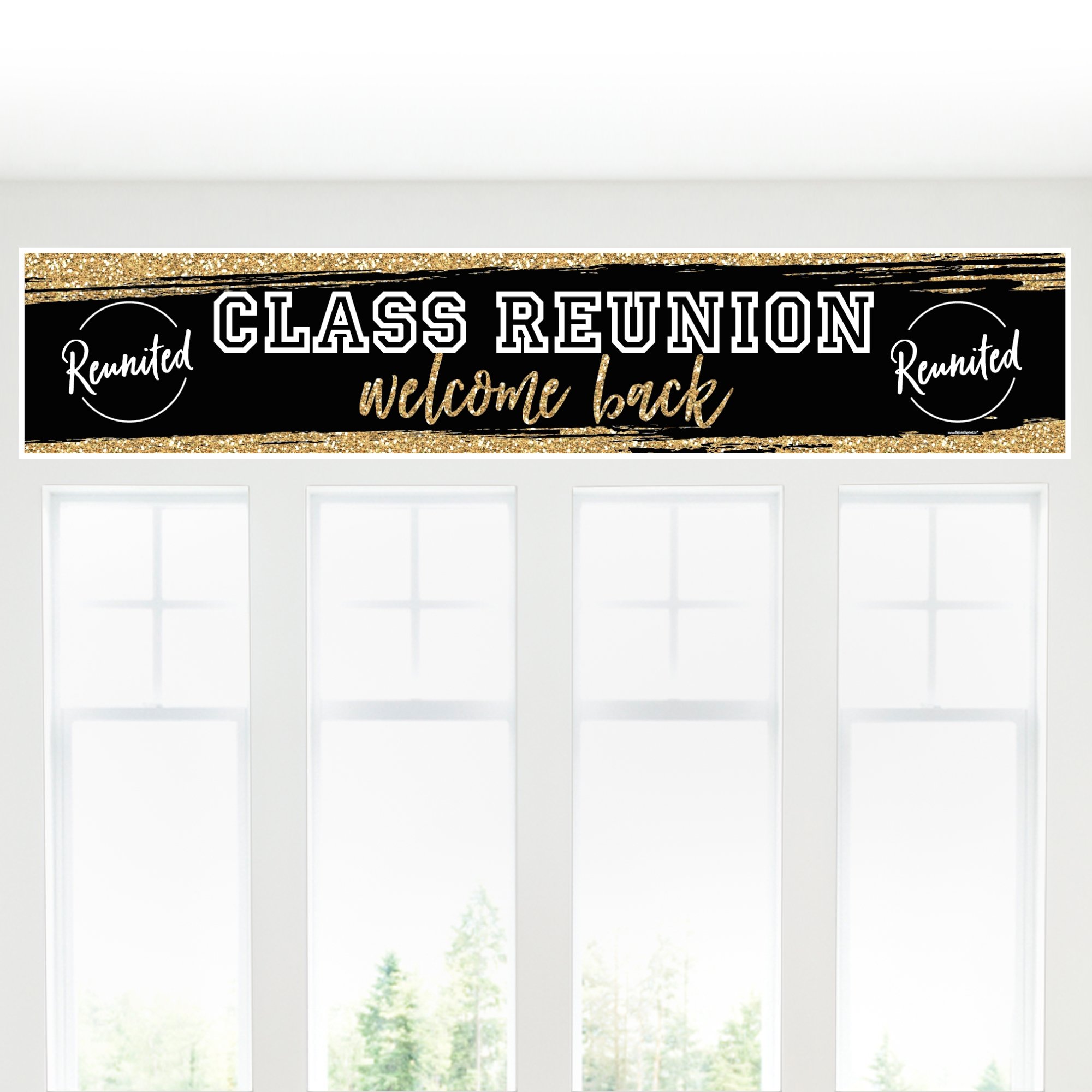 Big Dot of Happiness Reunited - School Class Reunion Party Decorations Party Banner