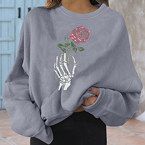 Puff Sleeve Clothes Aesthetic Notched v Neck Oversized Button Down Shirt Oversized Tshirts Shirts for Women Halloween Pumpkin Oversized Halloween Sweatshirt Women Flannel Shirts for Women with
