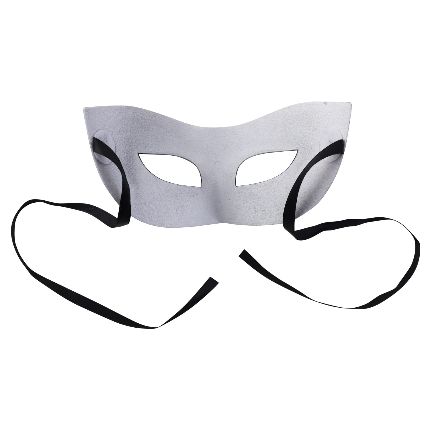 Trendy Apparel Shop Half Mask Venetian Masquerade Ball Costume - Silver