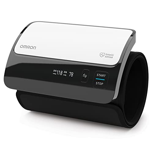 OMRON Evolv Bluetooth Wireless Upper Arm Blood Pressure Monitor with Portable, One-piece Design β Works with Alexa