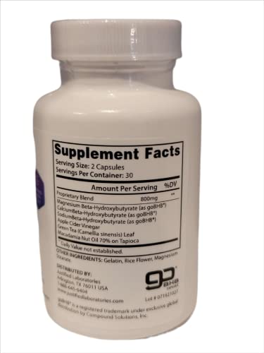(2 Pack) Optimal Max Keto Pills Includes Apple Cider Vinegar Patented goBHB® Exogenous Ketones Advanced Ketogenic Supplement Ketosis Support for Men Women 120 Capsules