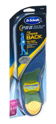 Dr. Scholl's Pain Relief Orthotics For Lower Back Women's 6-10, 1 Pair